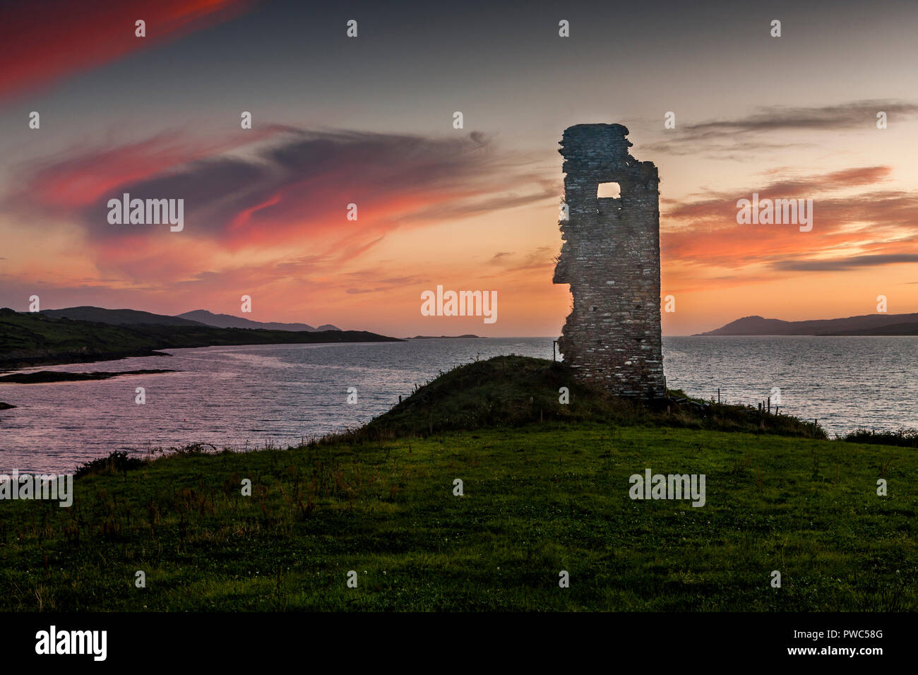 Dunbeacon castle hi-res stock photography and images - Alamy