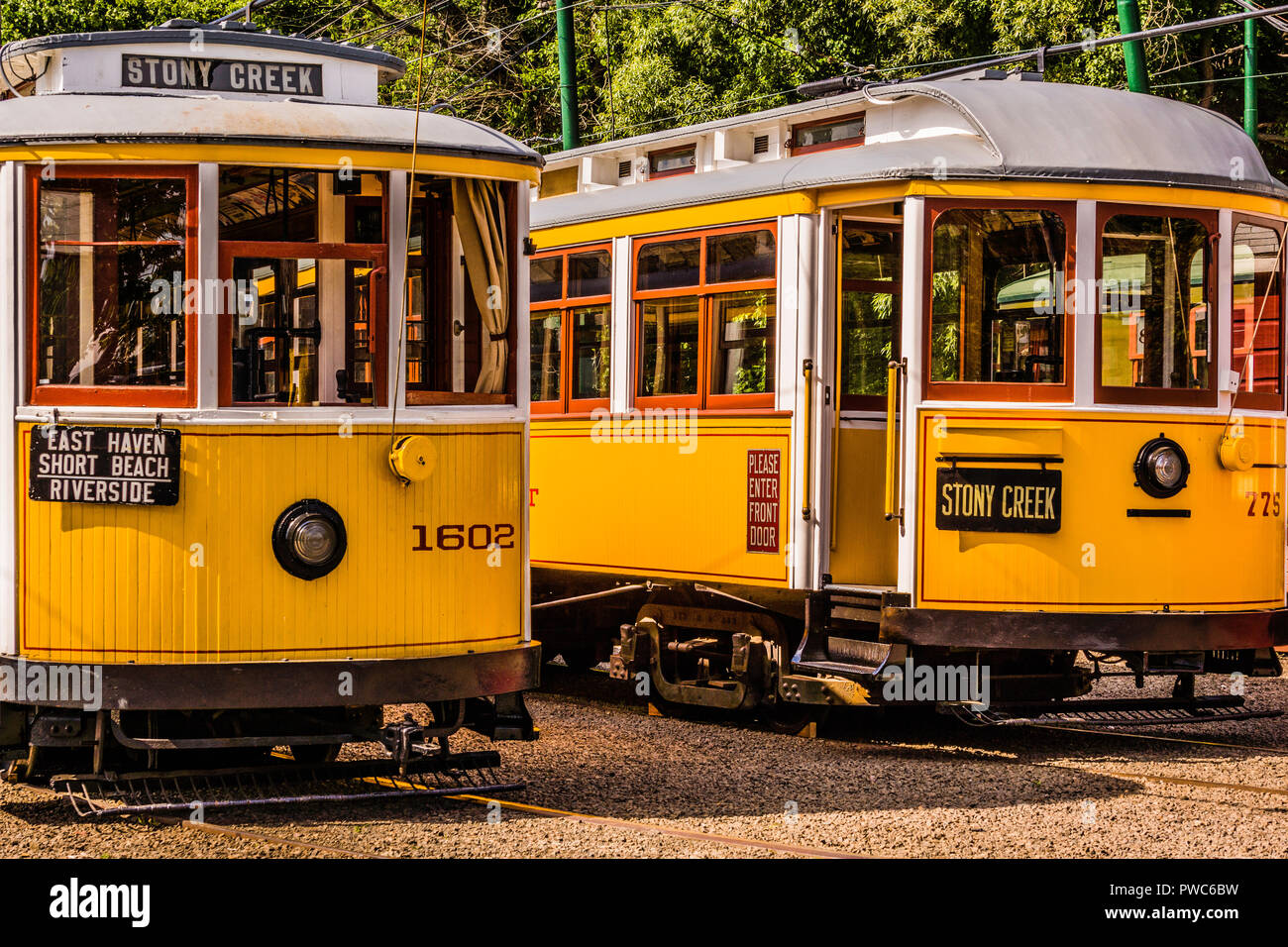 The Shore Line Trolley Museum East Haven, Connecticut, USA Stock Photo ...