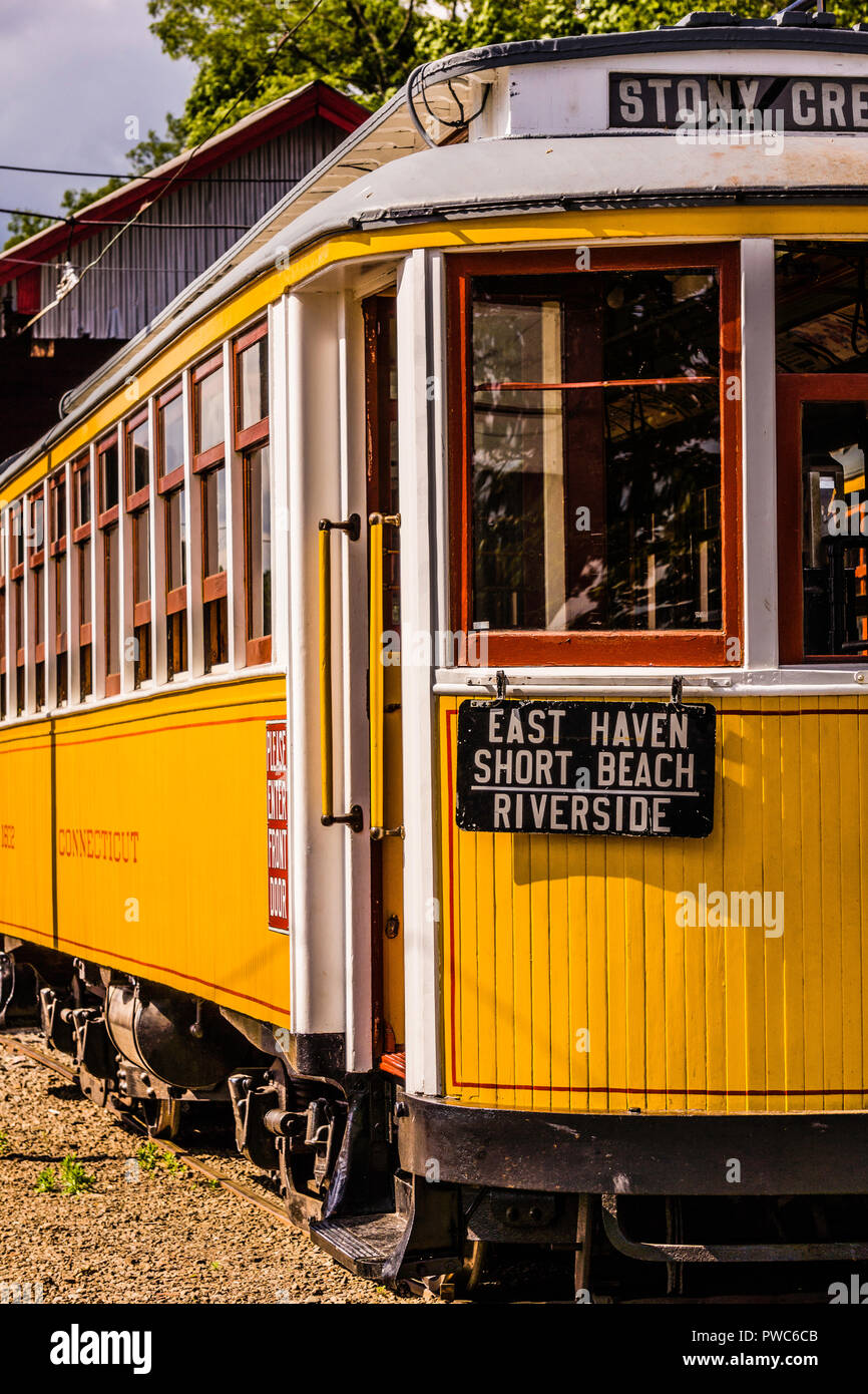 The Shore Line Trolley Museum East Haven, Connecticut, USA Stock Photo ...