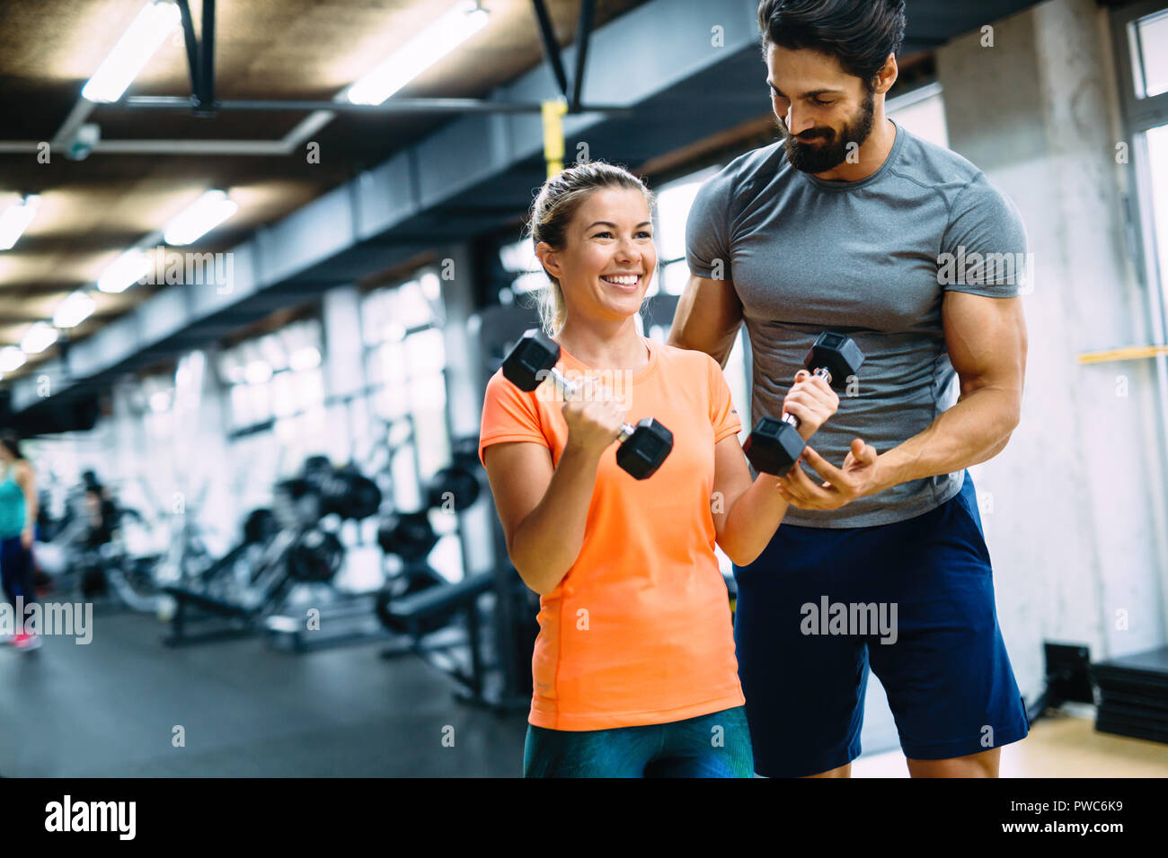 Exercise for biceps hi-res stock photography and images - Alamy
