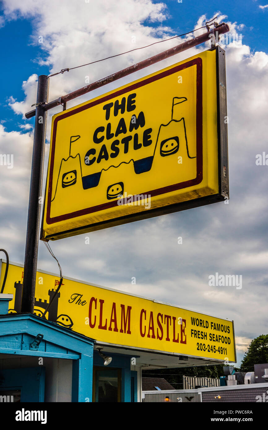 The Clam Castle Madison, Connecticut, USA Stock Photo - Alamy
