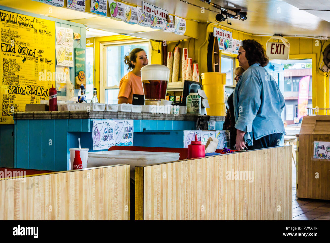 The Clam Castle Madison, Connecticut, USA Stock Photo - Alamy