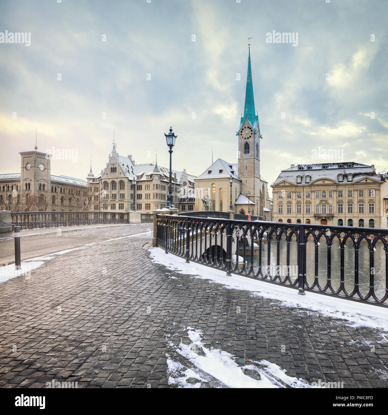 Zurich old town in winter hi-res stock photography and images - Alamy