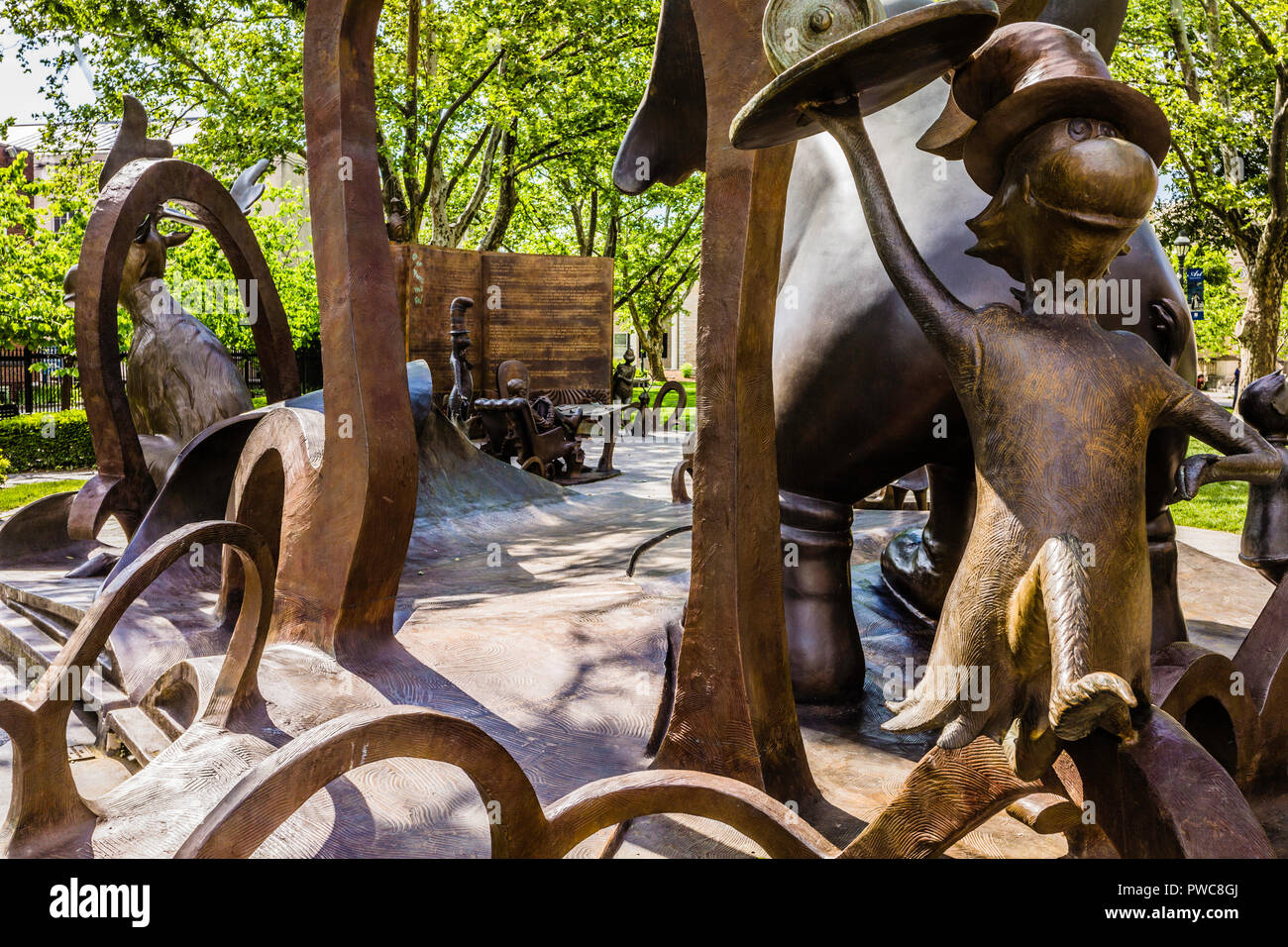 Dr. Seuss National Memorial Sculpture Garden Springfield, Massachusetts ...