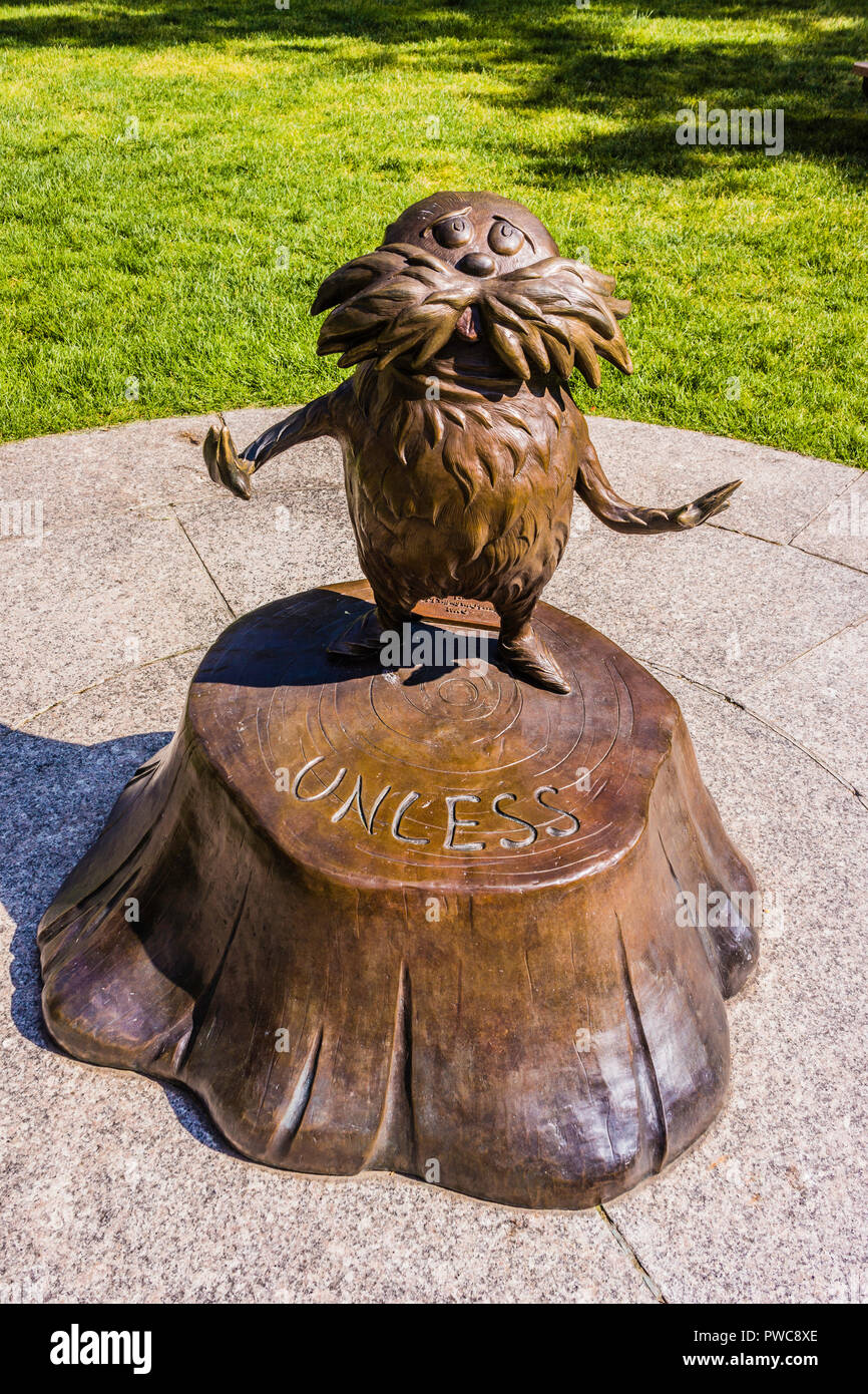 Dr. Seuss National Memorial Sculpture Garden Springfield, Massachusetts ...