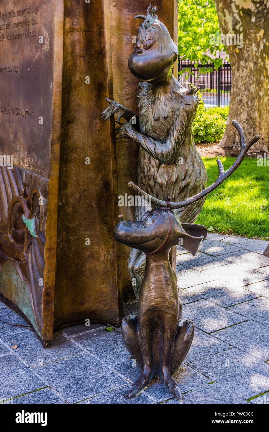 Dr. Seuss National Memorial Sculpture Garden Springfield, Massachusetts ...
