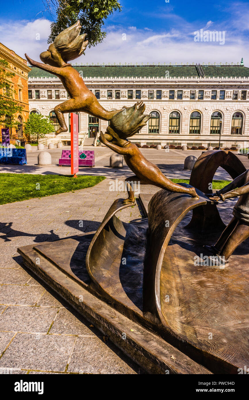 Dr. Seuss National Memorial Sculpture Garden Springfield, Massachusetts ...