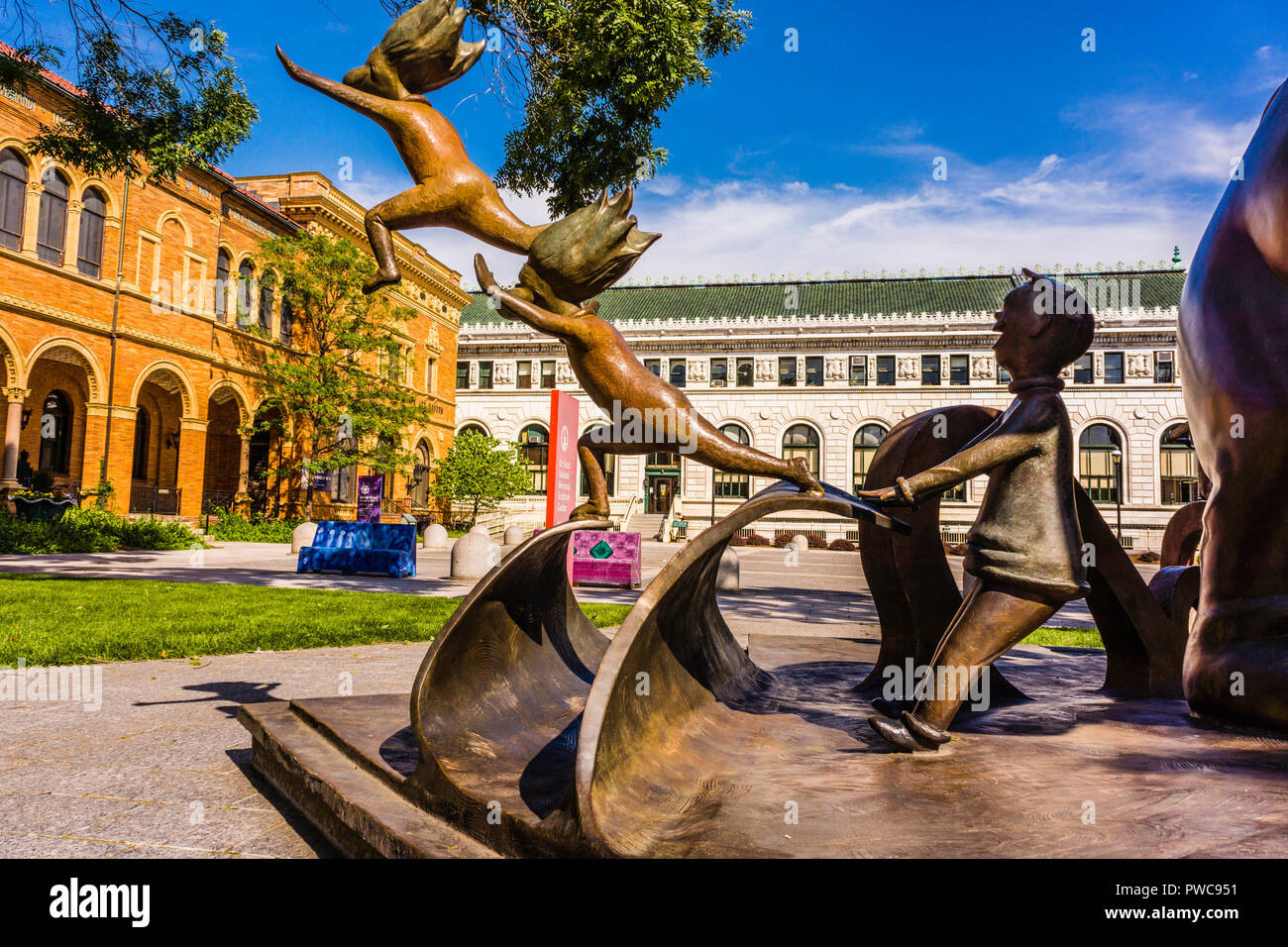 Dr. Seuss National Memorial Sculpture Garden Springfield, Massachusetts ...