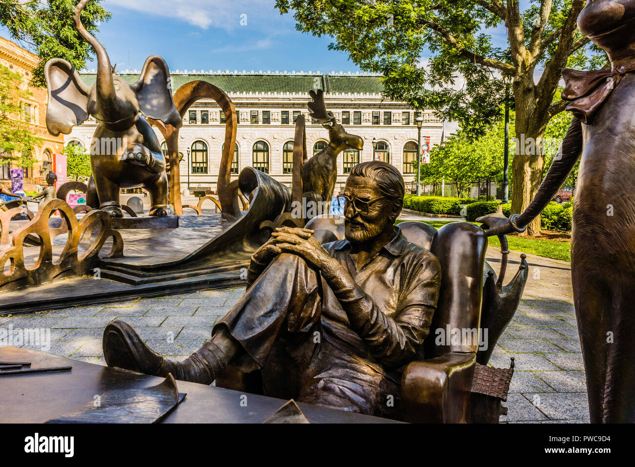 Dr. Seuss National Memorial Sculpture Garden Springfield, Massachusetts ...