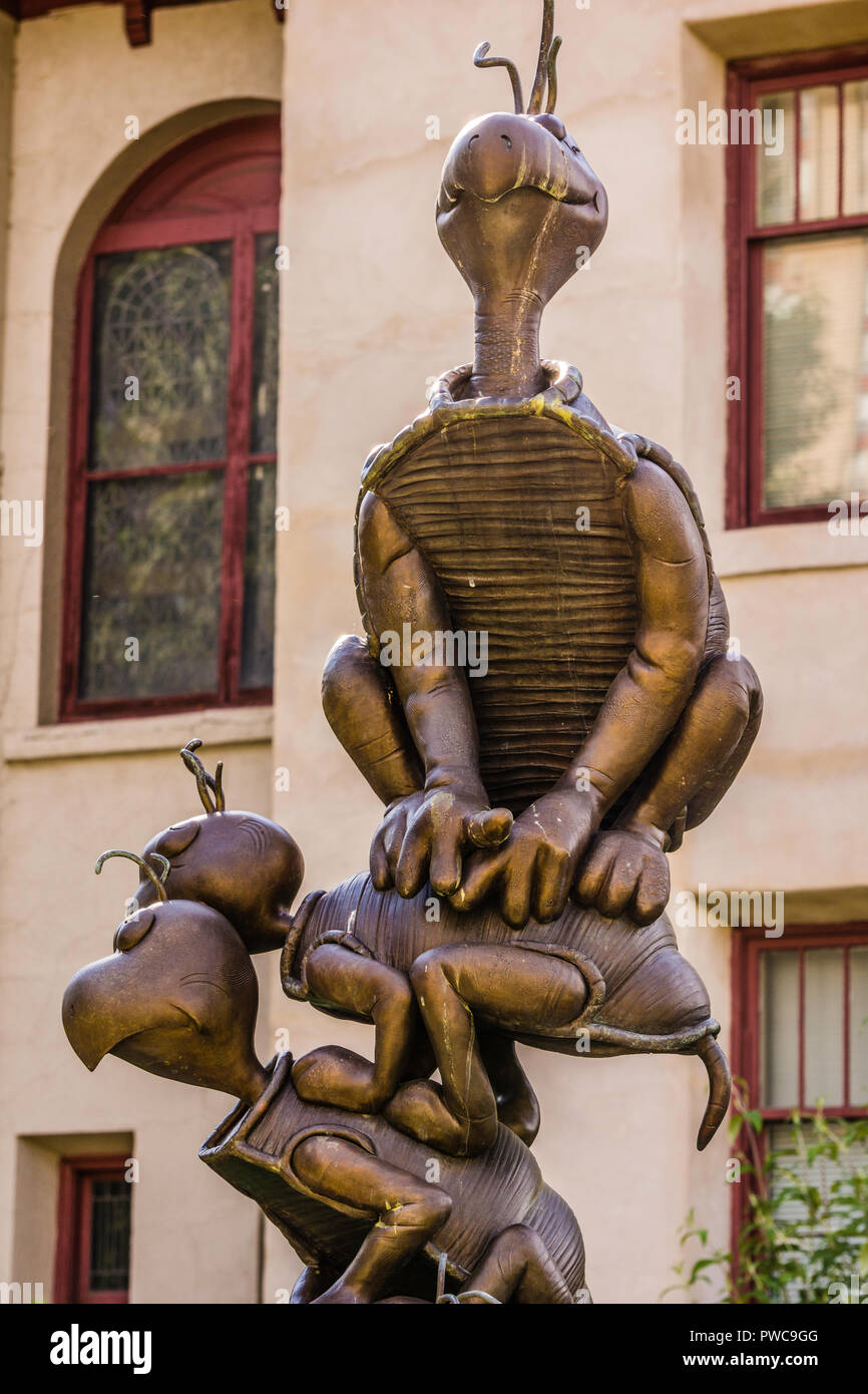 Dr Seuss National Memorial Sculpture Garden Edwards Street Springfield Ma