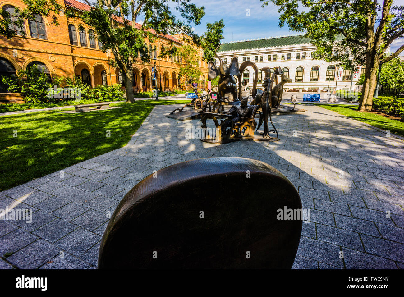 Dr. Seuss National Memorial Sculpture Garden Springfield, Massachusetts ...