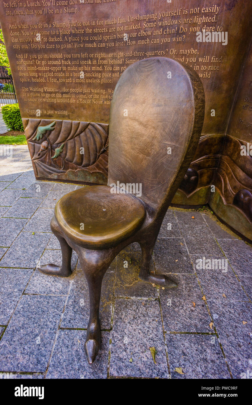 Dr. Seuss National Memorial Sculpture Garden Springfield, Massachusetts ...