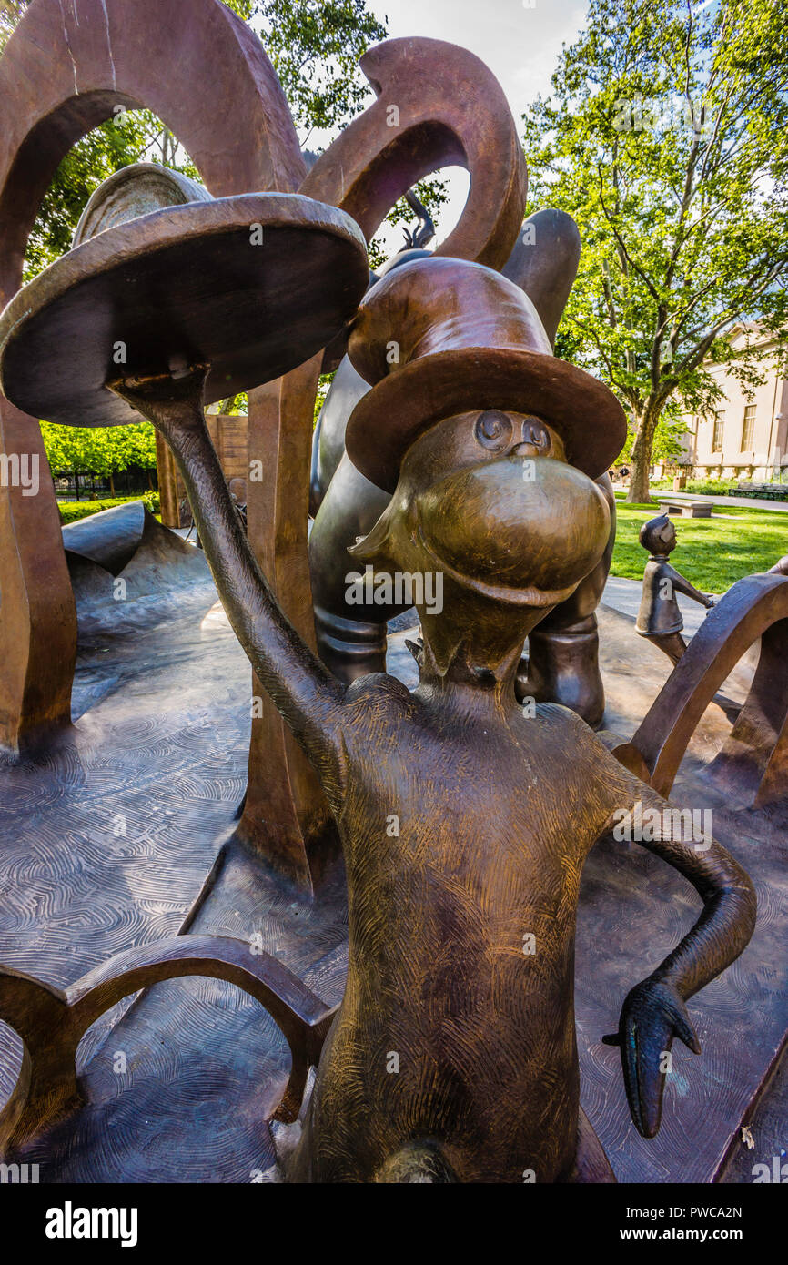 Dr. Seuss National Memorial Sculpture Garden Springfield, Massachusetts ...
