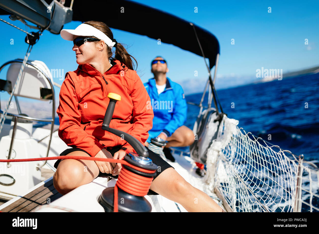 Cruising sailboat hi-res stock photography and images - Alamy