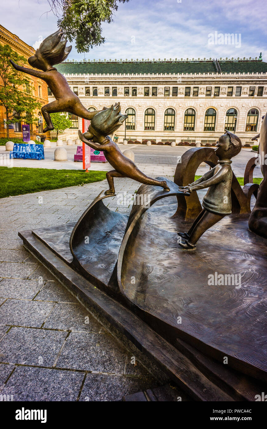 Dr. Seuss National Memorial Sculpture Garden Springfield, Massachusetts ...