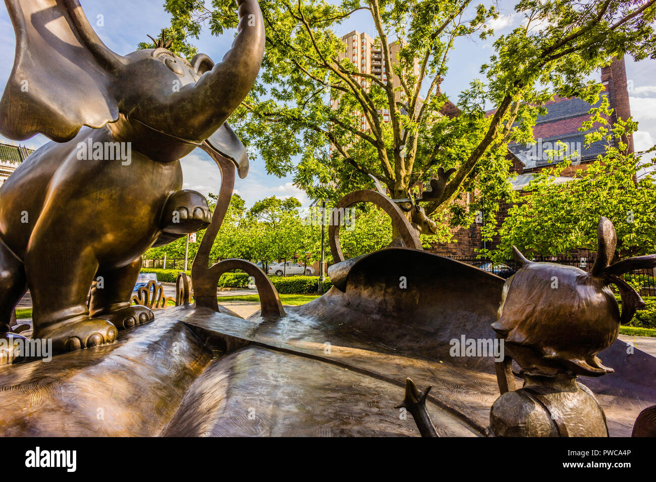 Dr. Seuss National Memorial Sculpture Garden Springfield, Massachusetts ...