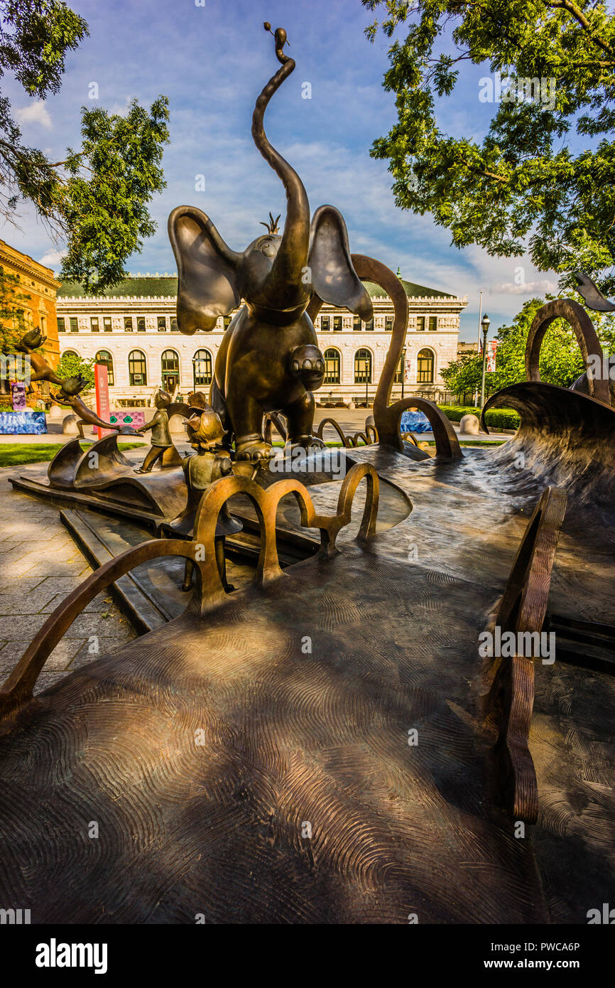 Dr. Seuss National Memorial Sculpture Garden Springfield, Massachusetts ...