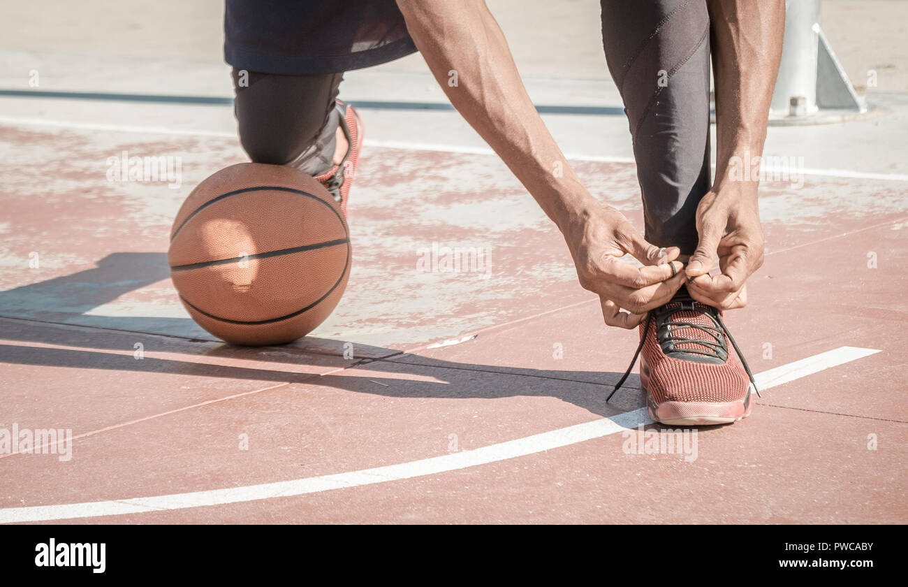 Street basket ball shoe hi-res stock photography and images - Alamy