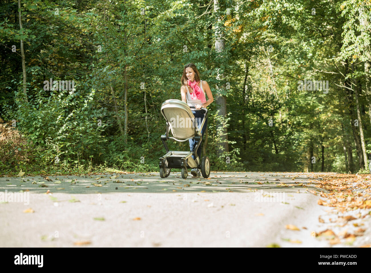 Pram outside alone hi-res stock photography and images - Alamy