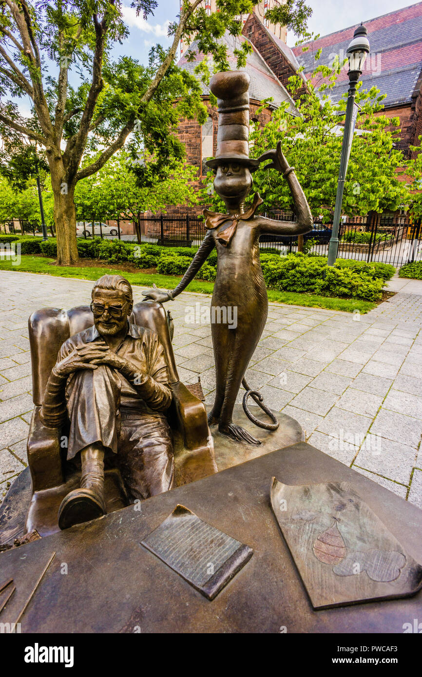 Dr. Seuss National Memorial Sculpture Garden Springfield, Massachusetts ...