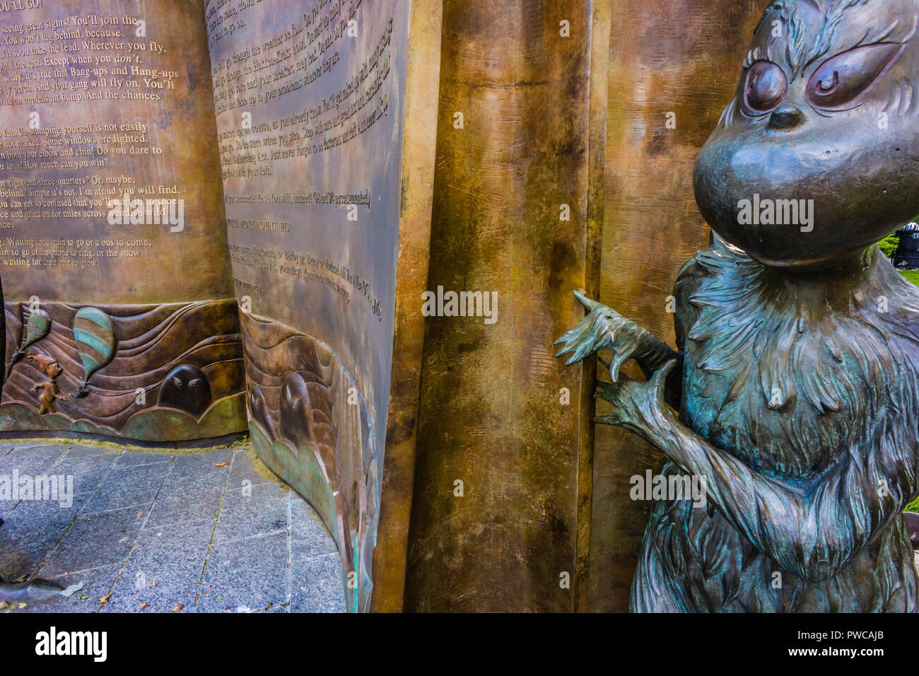 Dr. Seuss National Memorial Sculpture Garden Springfield, Massachusetts ...