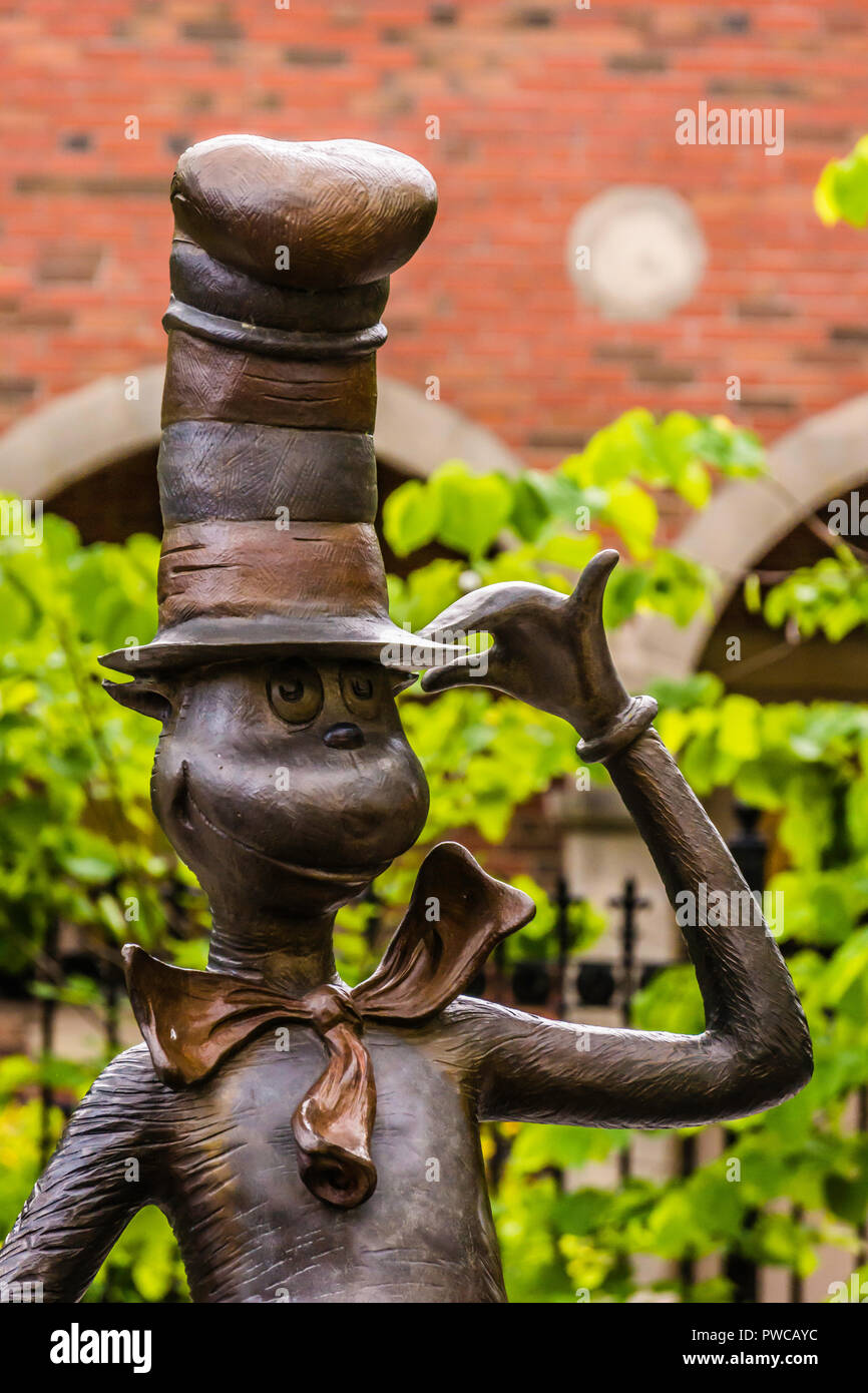 Dr. Seuss National Memorial Sculpture Garden Springfield, Massachusetts ...