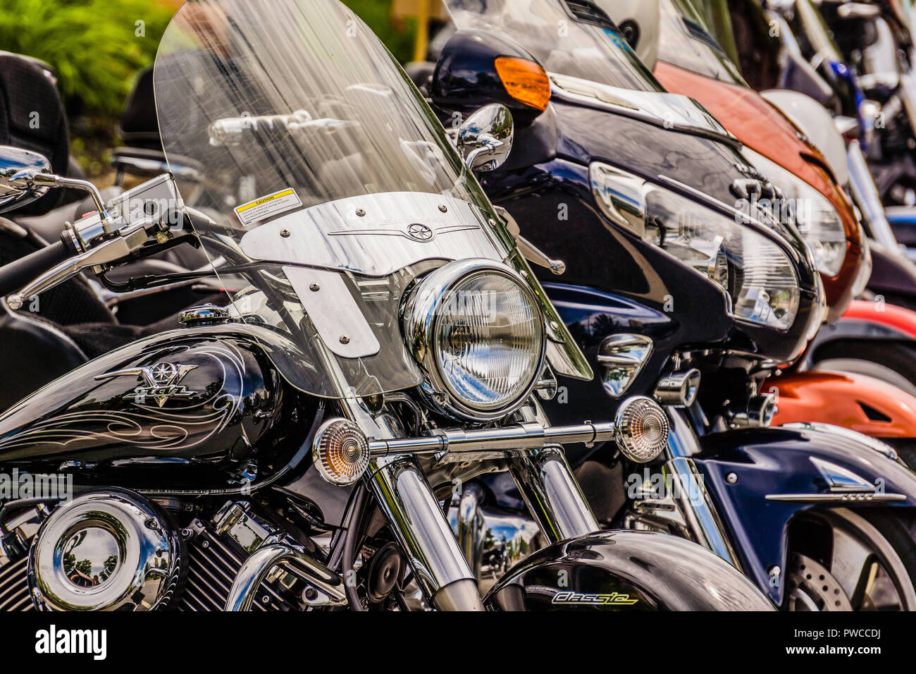 Motorcycles Bolton, New York, USA Stock Photo - Alamy