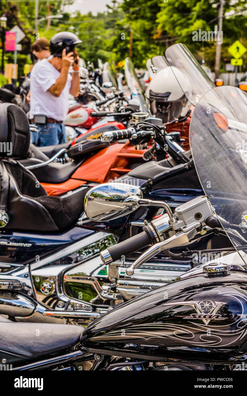 Motorcycles Bolton, New York, USA Stock Photo - Alamy