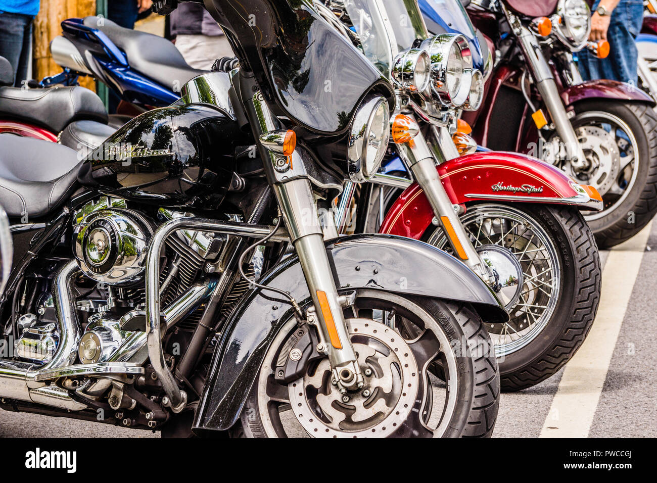 Motorcycles Bolton, New York, USA Stock Photo - Alamy