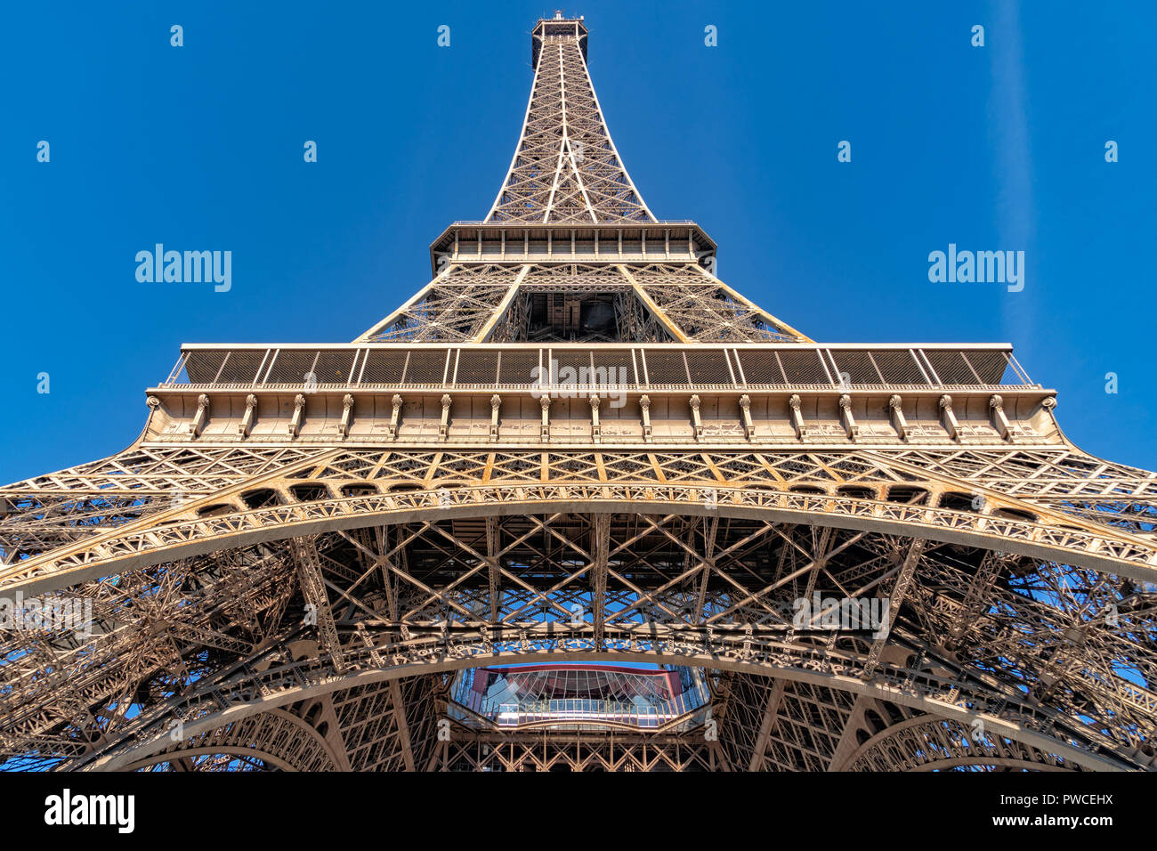 Detail Steel Structure Eiffel Tower High Resolution Stock Photography ...