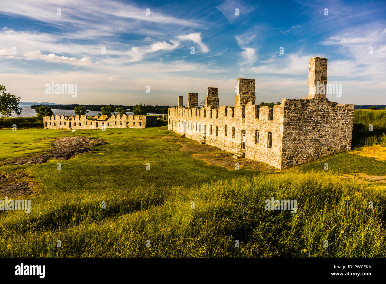 Fort Crown Point Crown Point, New York, USA Stock Photo - Alamy