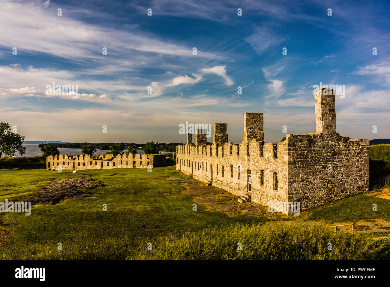Fort Crown Point Crown Point, New York, USA Stock Photo - Alamy
