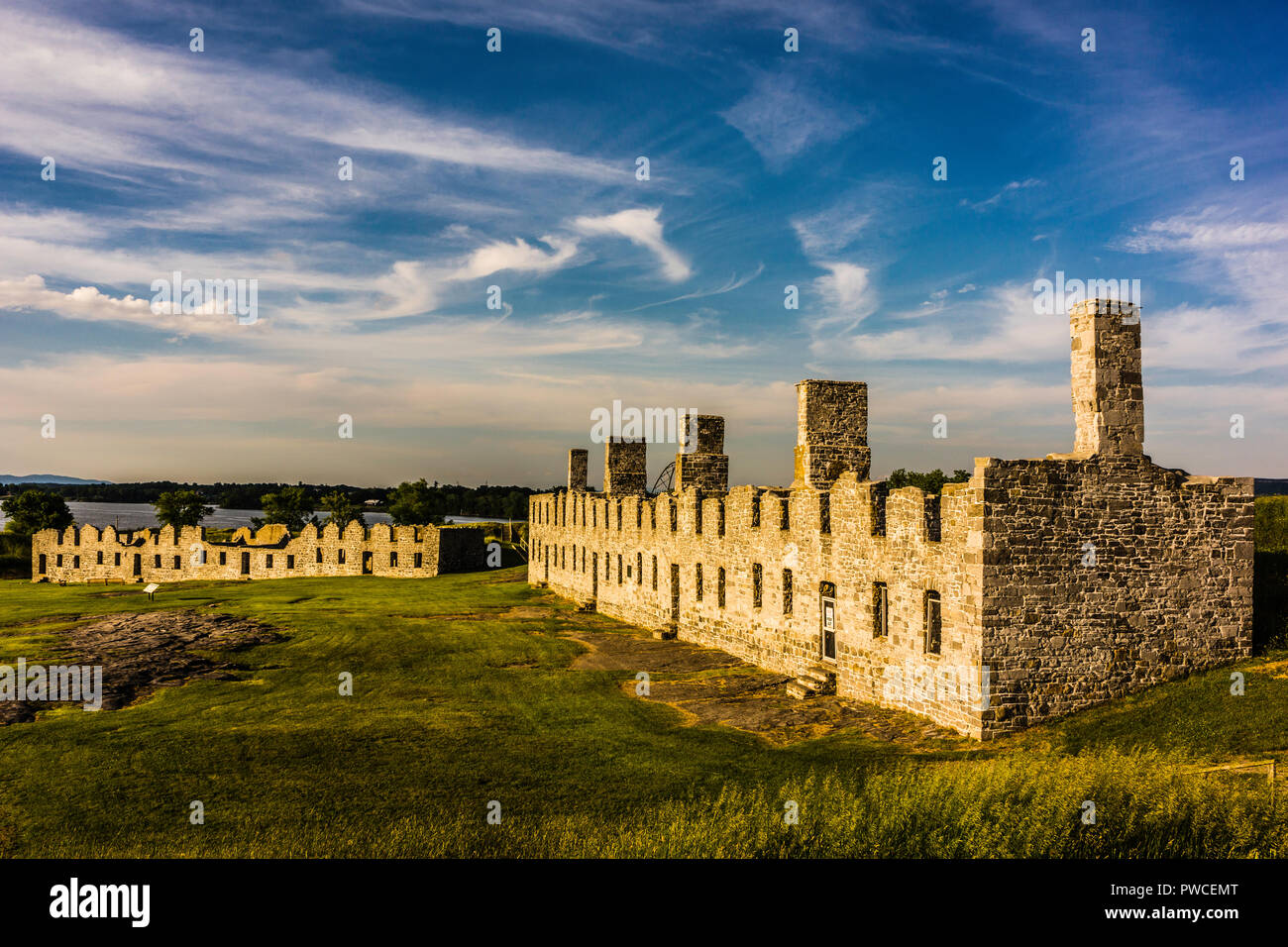 Fort Crown Point Crown Point, New York, USA Stock Photo - Alamy