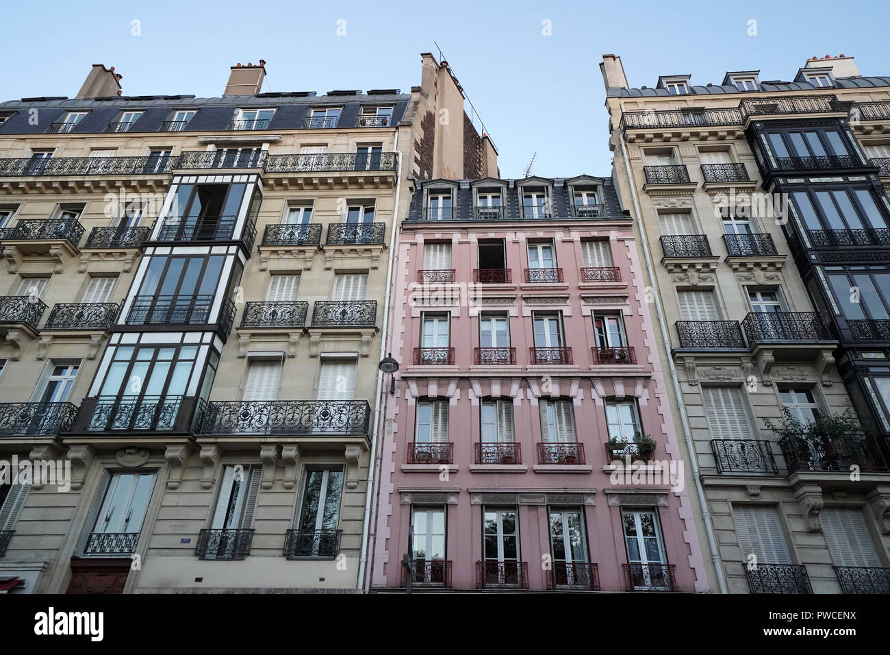 Roof Rooftop Building Paris Chimney Stock Photos & Roof Rooftop ...