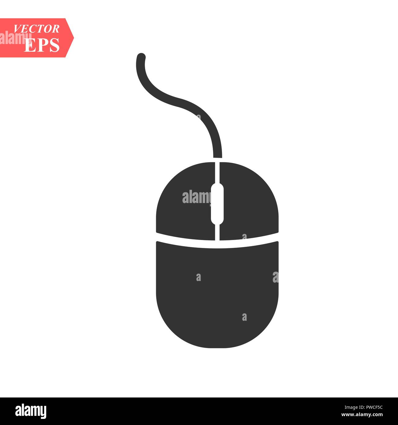 Vector version. computer mouse icon. Eps 10 illustration. Easy to edit ...