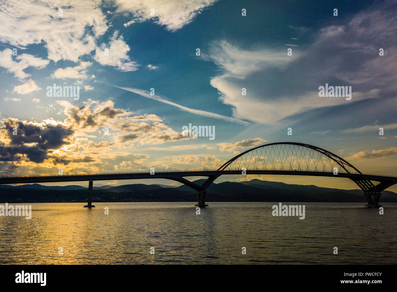 Champlain Bridge Crown Point, New York, USA Stock Photo - Alamy