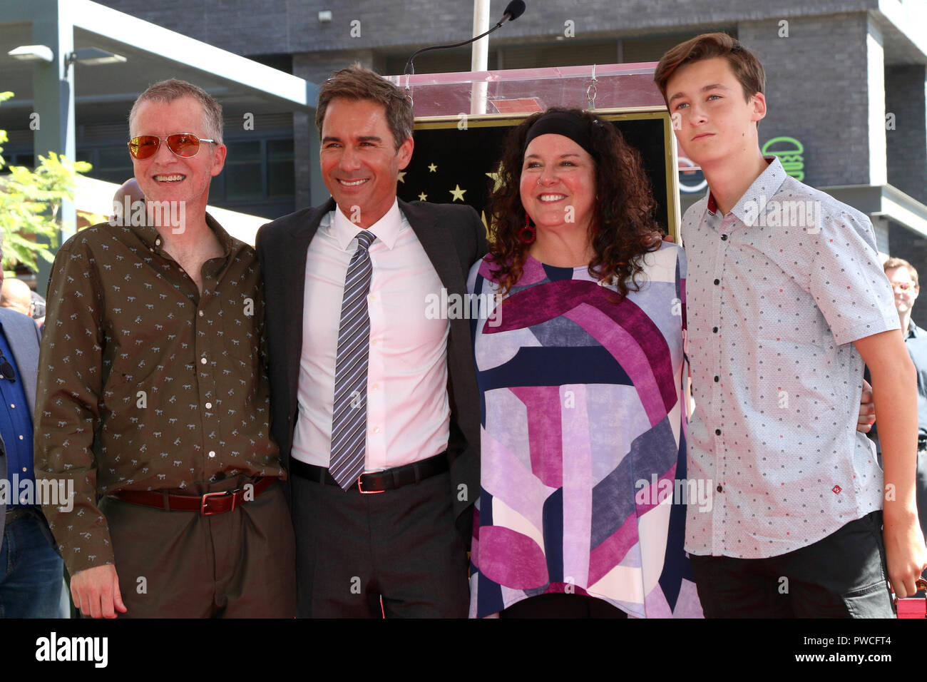 Eric McCormack Star Ceremony on the Hollywood Walk of Fame on September ...