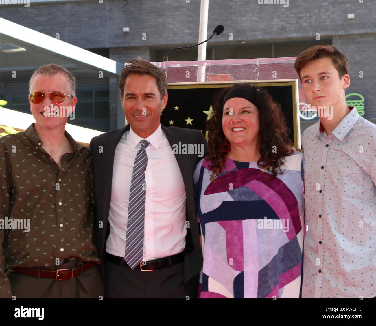 Eric McCormack Star Ceremony on the Hollywood Walk of Fame on September ...