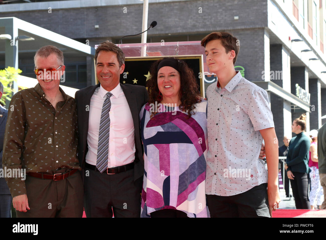 Eric McCormack Star Ceremony on the Hollywood Walk of Fame on September ...