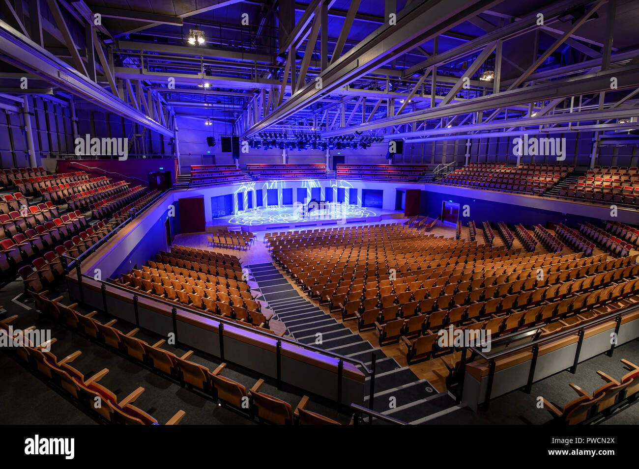 Butterworth Hall Concert Hall at the Warwick Arts Centre in Coventry ...