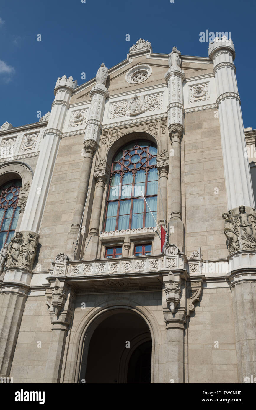 Budapest, Hungary - 3 august 2018: architecture detail of concert hall ...