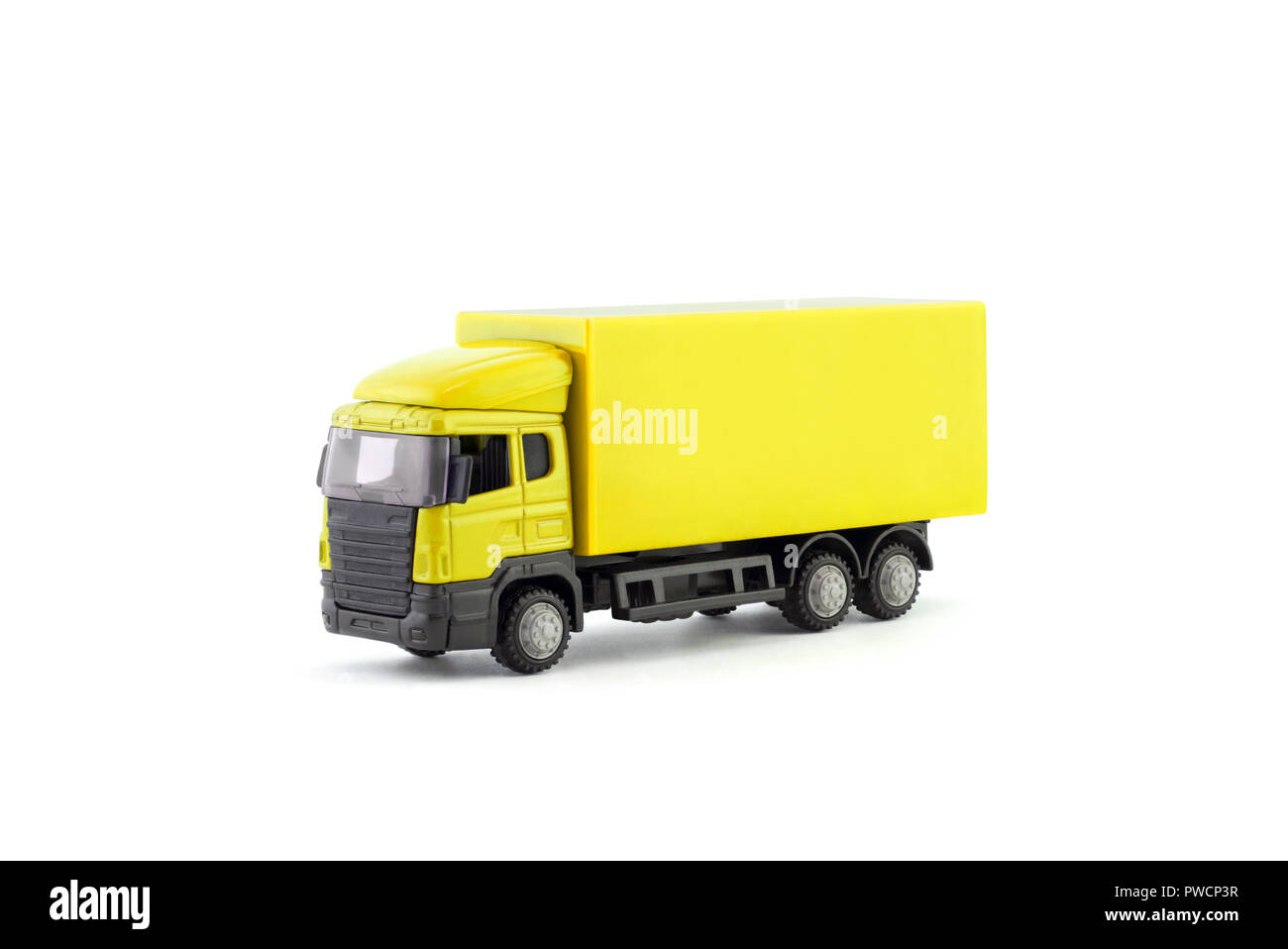 Yellow commercial vehicle hi-res stock photography and images - Alamy