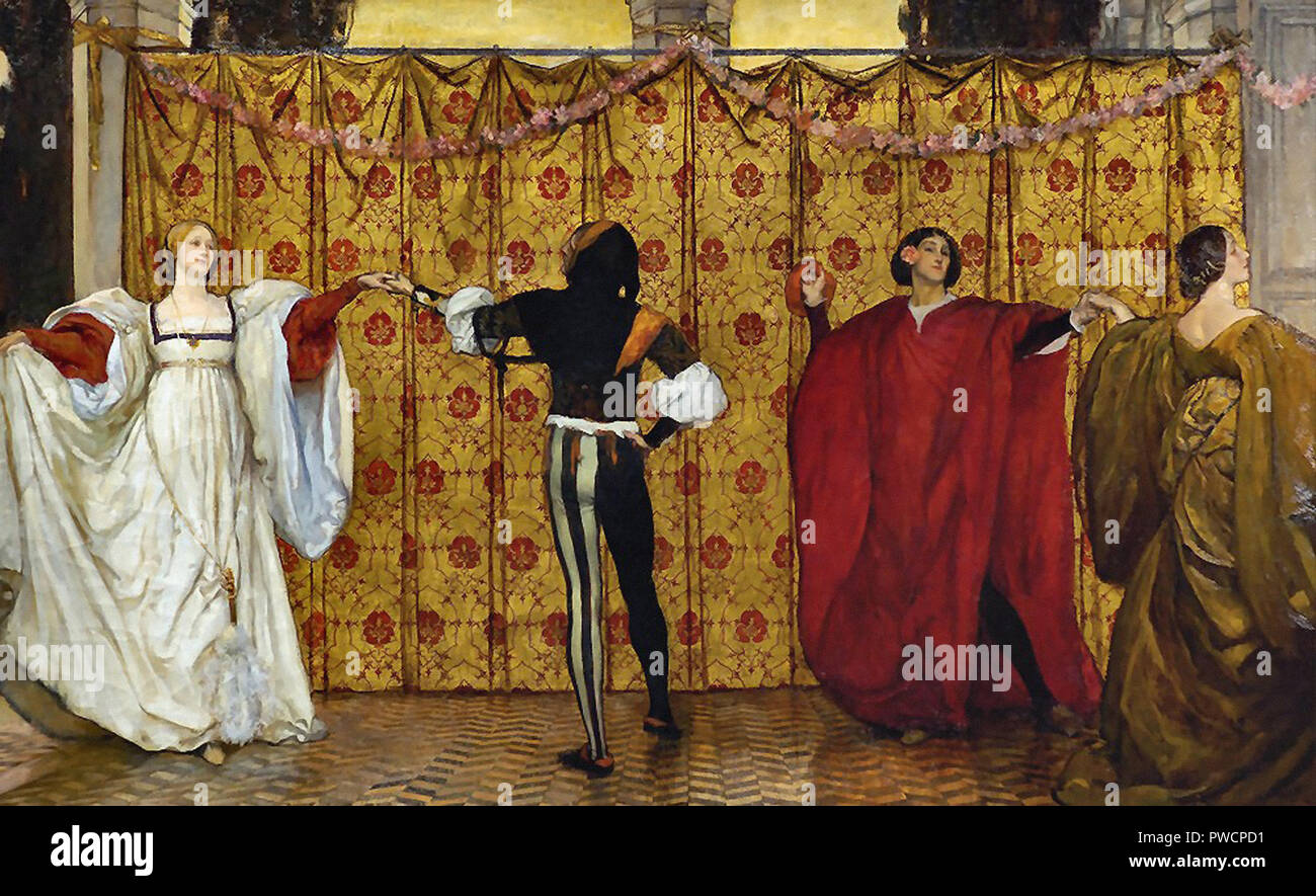 Abbey painting 1 hi-res stock photography and images - Alamy