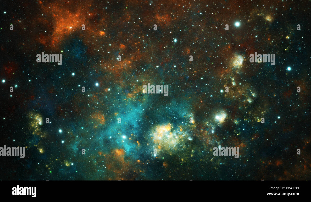 Deep space stellar system Stock Photo - Alamy