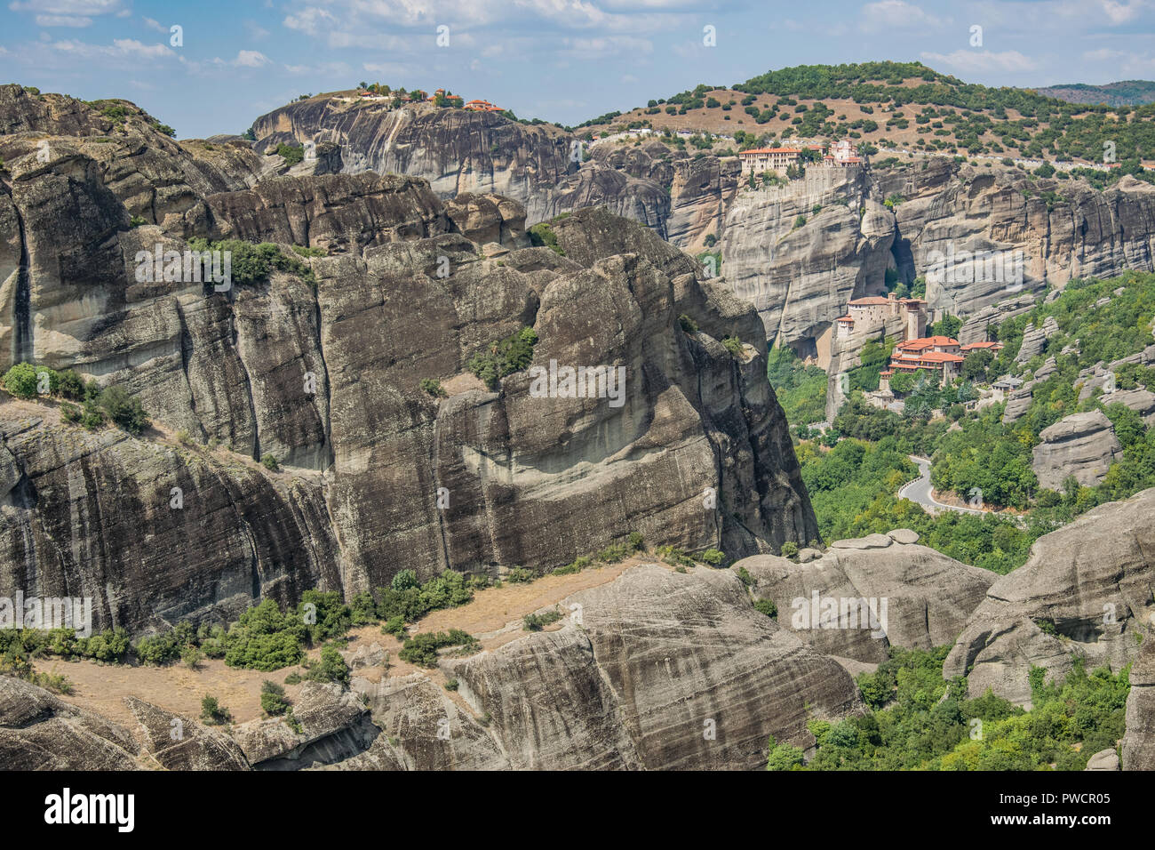 Meteora monasteries, Greece Stock Photo - Alamy