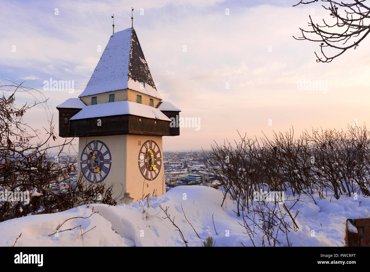 Graz Clock High Resolution Stock Photography and Images - Alamy