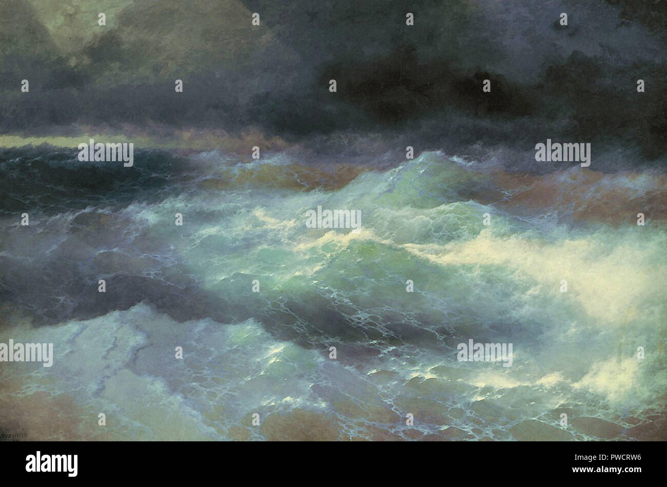 Aivazovsky among the waves hi-res stock photography and images - Alamy