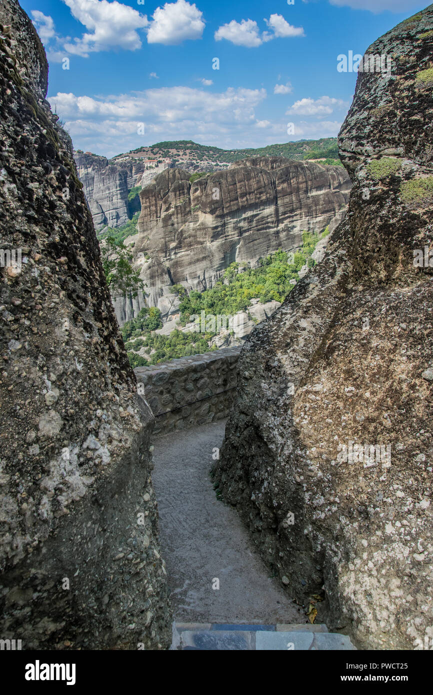 Meteora monasteries, Greece Stock Photo - Alamy