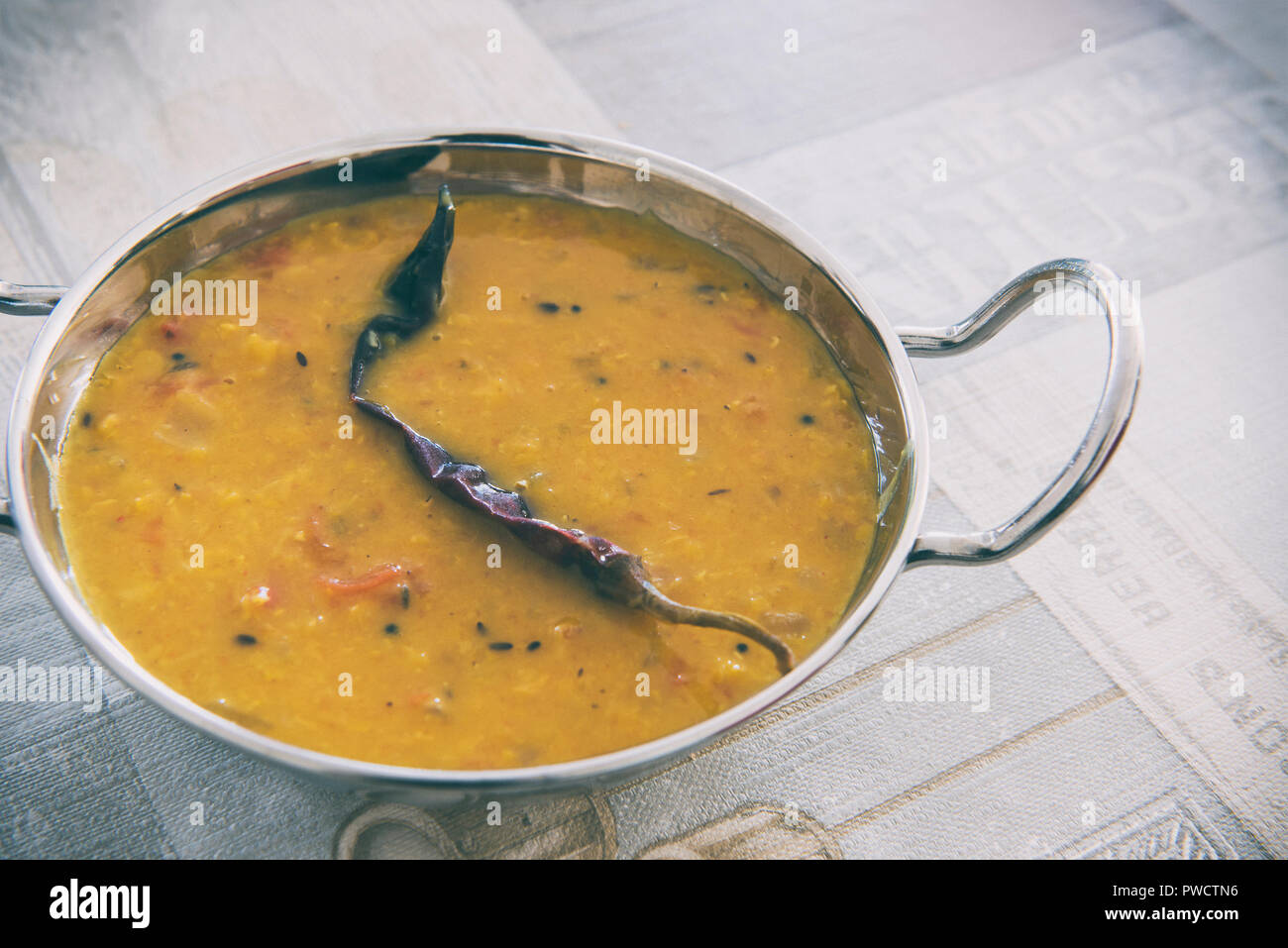Indian lentil soup Stock Photo - Alamy