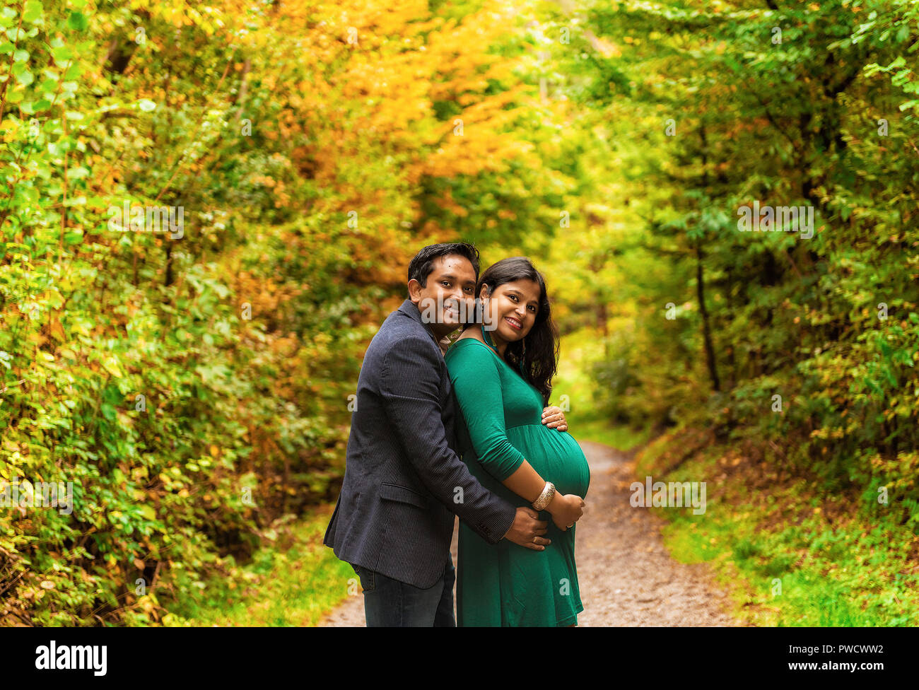 Happy Indian Couple Stock Photo - Alamy